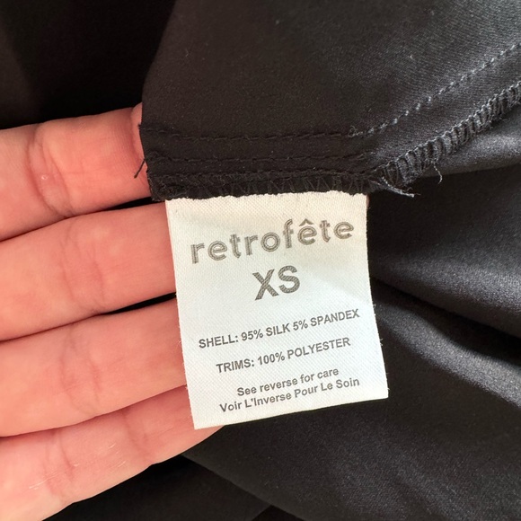Retrofete | Tops | Retrofete Silk Lace Embroidered Bodysuit | Poshmark